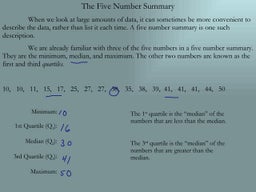 5 Number Summary | PPT