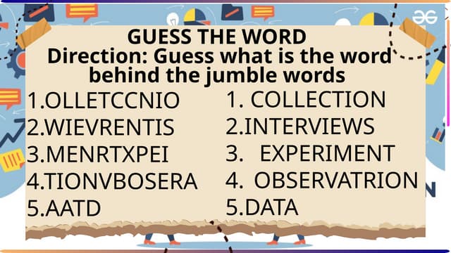 Data Collection Method ppt | PPTX