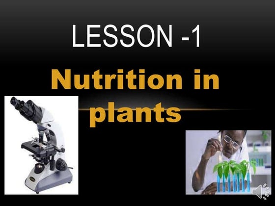 Class -7 Science Chapter-1 nutrition in plants, | PPTX