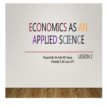 Lesson-2-Applied-Economics-collage-lesson | PPT