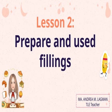 Filling and icing | PPT