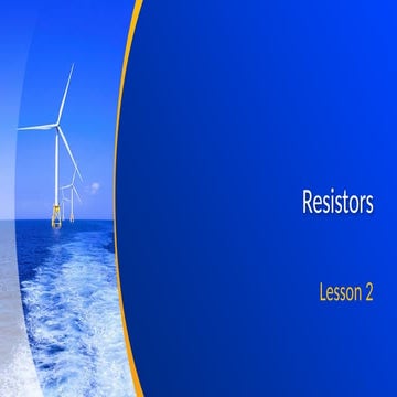 Lesson 2 - Basic Concepts of Resistors and Rules | PPTX