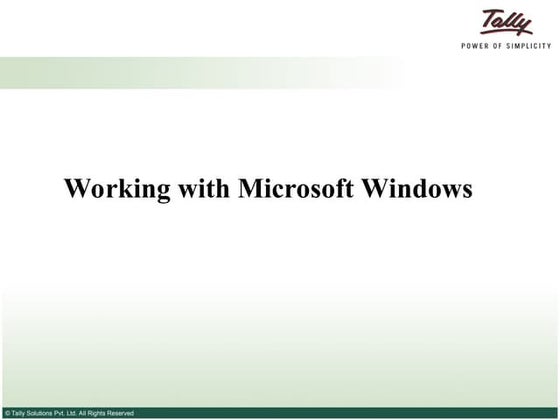 windows and its components | PPTX | Operating Systems | Computer ...