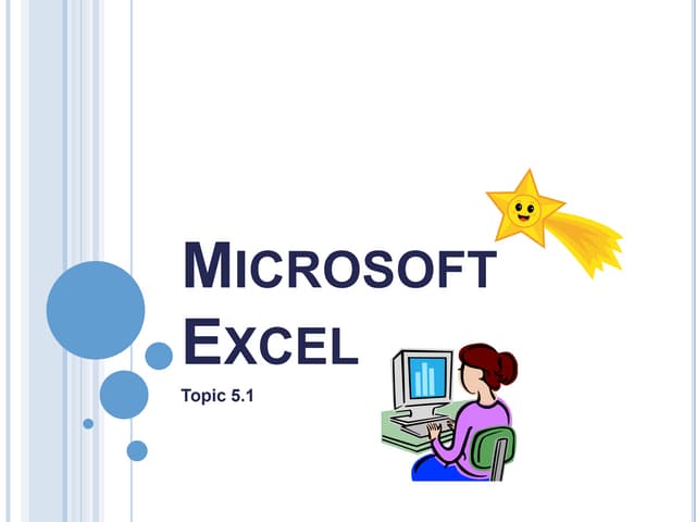 MS EXCEL PPT PRESENTATION