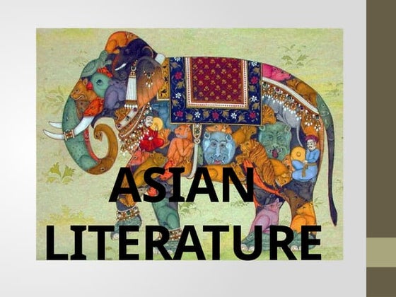 East Asian Literature (China, Japan & Korea) | PPTX