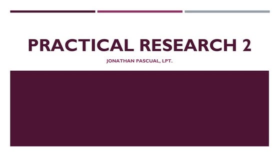 Variables in research | PPTX | Science