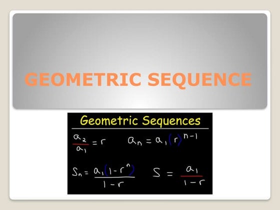 Geometric Sequence & Series.pptx | Physics | Science