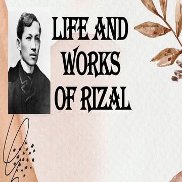 the life of jose rizal presentation .pptx