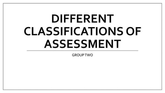 Development of assessment tools | PPTX | Educational Assessment | Education