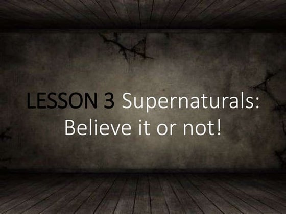 GEC 1 Understanding the Self (Module 7: The Spiritual Self) | PPT