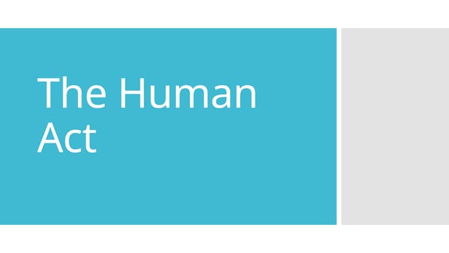 Human Acts.ppt