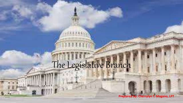 The legislative department | PPTX