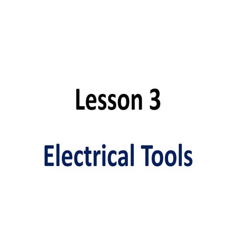 Lesson 3-tools | PPT