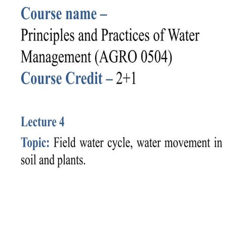 Lesson-4-1 (2).pptx principle of water management | PPTX
