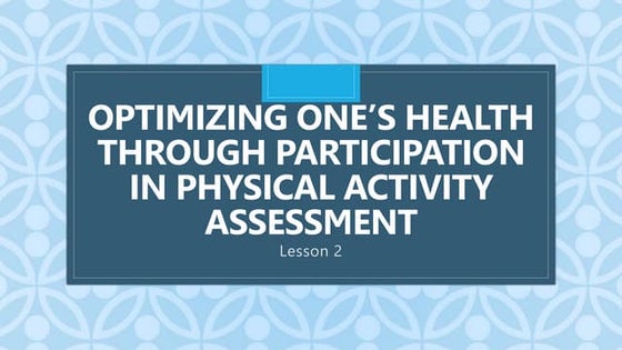 1ST QUARTER GRADE 11 - Exercise for Fitness | PPTX