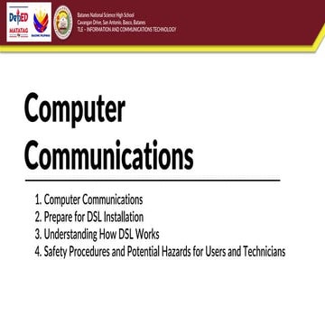 Computer communicationLessonForTechnicians | PDF