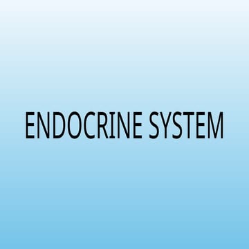LESSON-4.-ENDOCRINE-SYSTEM grade 10 pptx | PPTX