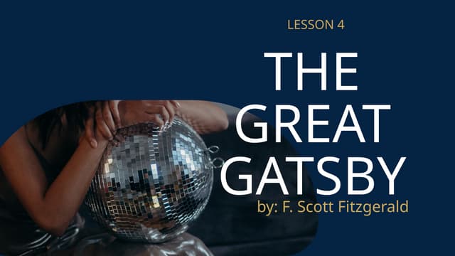 The great gatsby | PPTX