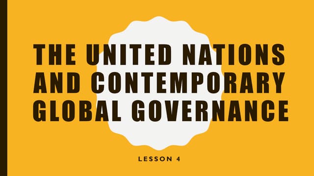 The United Nation Introduction and Info.ppt