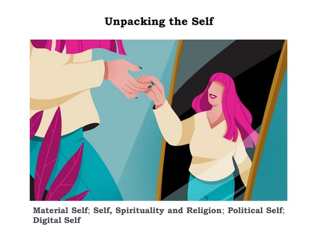 Understanding the Self | Unpacking the Self | The material self | PPTX
