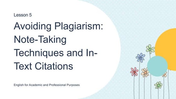 plagiarism | PPT