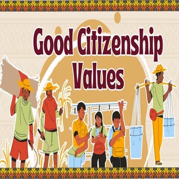 NSTP 1 - Lesson-5 - Citizenship and Values | PDF