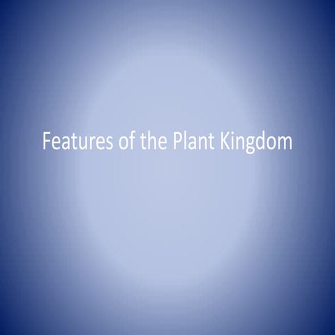 Lesson 5 features of the plant kingdom (1) | PPTX