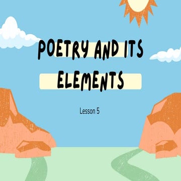 Creative Non-fiction - Lesson 5 - Poetry | PDF