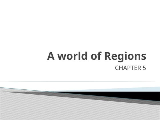 A World of Regions - The Contemporary World | PPTX | Political Issues ...