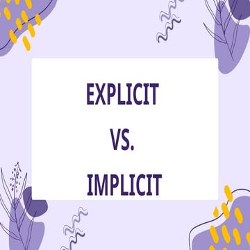 Explicit and implicit claims in a text | PPTX