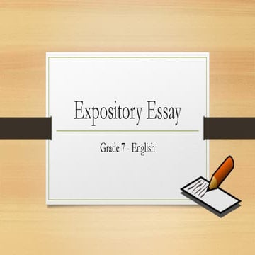Expository Essay PowerPoint_russellrodrigo | PPT