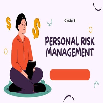 LESSON-6-PERSONAL-RISK-MANAGEMENT.pdf Personal finance | PDF
