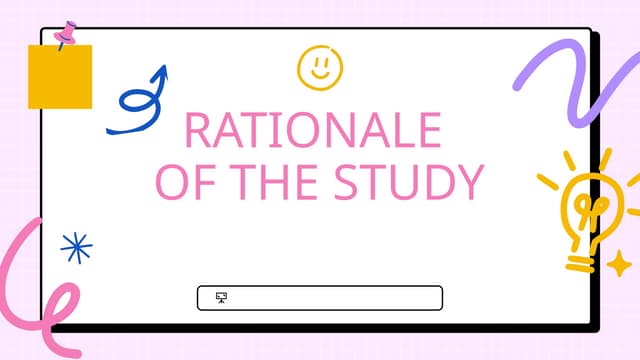 How to write the rationale for research? | PDF