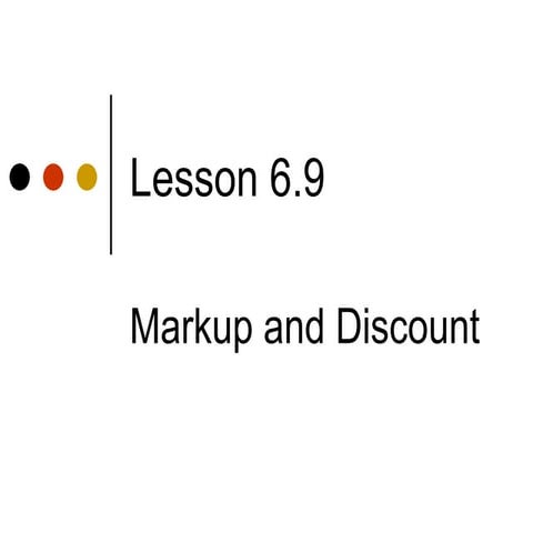 Lesson 6.9 | PPT