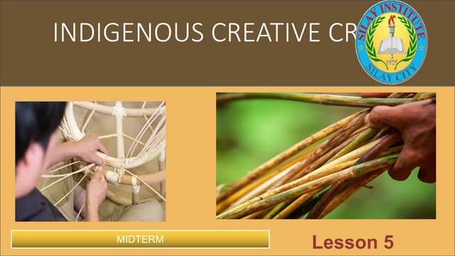 TLE 10-HANDICRAFT (MACRAME AND BASKETRY) | PPTX