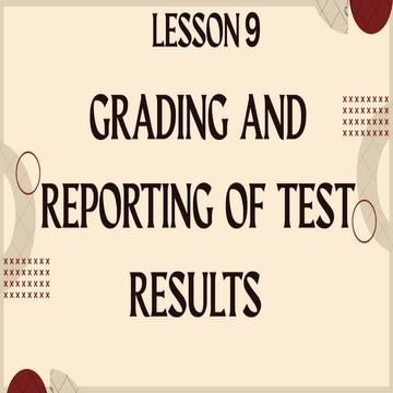 Assessment in Learning 1-Reporting Lesson 9.pptx