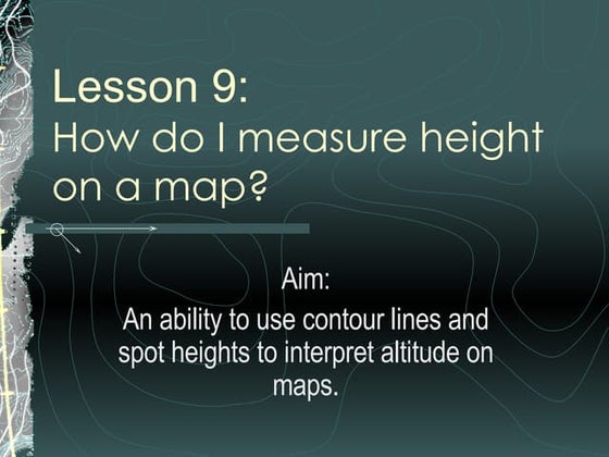 Lesson 7 8 Map skills | DOC | Geography | Science