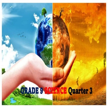 Climate Change Quarter 3 Grade 9 DepEd K-12 Curriculum | PDF