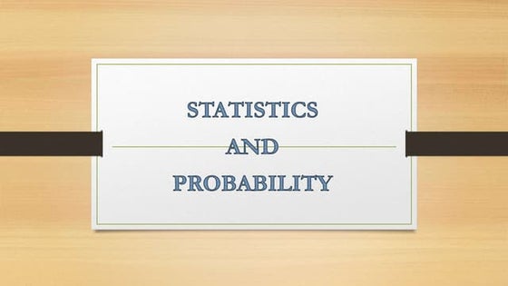 Presentation of data | PPT