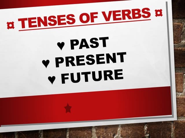 Action verbs PPT | PPTX