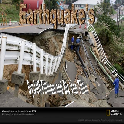 Lesson On Earthquakes Powerpoint.Ppt