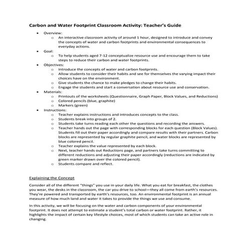 Lesson plan-aged-7-12 | PDF