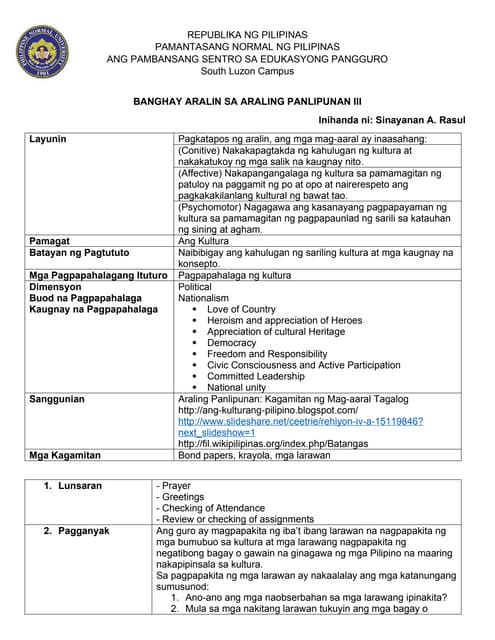 Second Quarter Araling Panlipunan 4 Week1 MATATAG .pptx