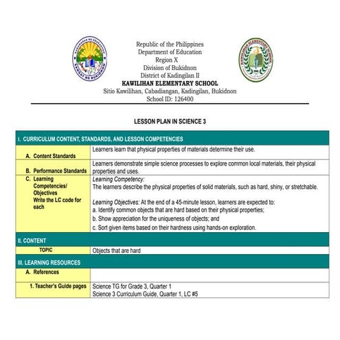 LESSON-PLAN-IN-SCIENCE-3-5Es-FINAL for students | DOCX