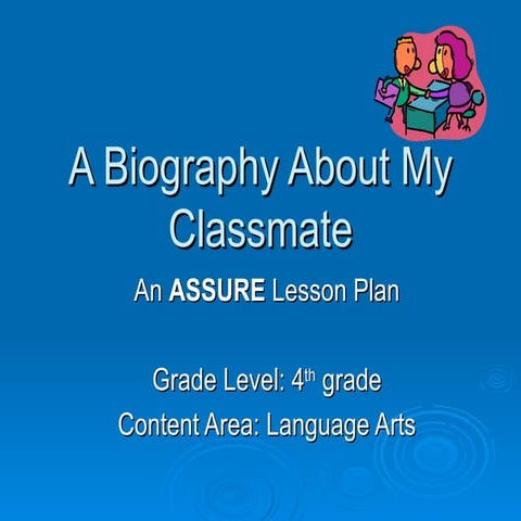Biography lesson plan* | PPT | Homework and Study | Education