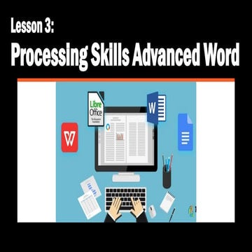 WORD PROCESSOR - basic uses of WORD PROC | PPTX