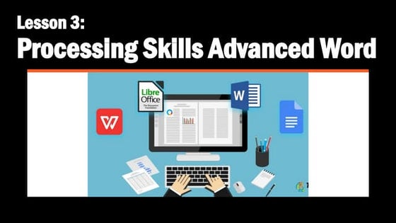 Lesson 6 Applied Productivity Tools Using Word Processorpptx