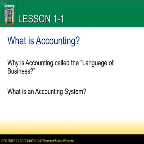 Accounting 1: Lesson01 1g | PPT