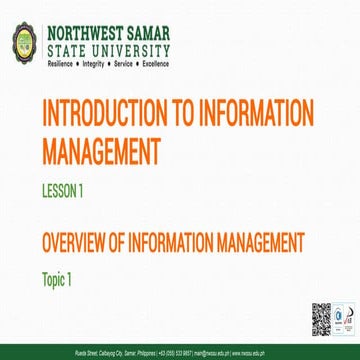 LESSON 01 - TOPIC 01. Overview of Information Management.pdf