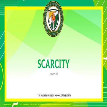 Lesson 02 - SCARCITY.pdf